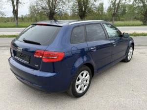 Blue Audi A3 2012 in Ogre, with an engine capacity of 2.00 L and mileage of 211 thousand km for 7499 €, photo 6 on AUTOMOTO.COM.LV