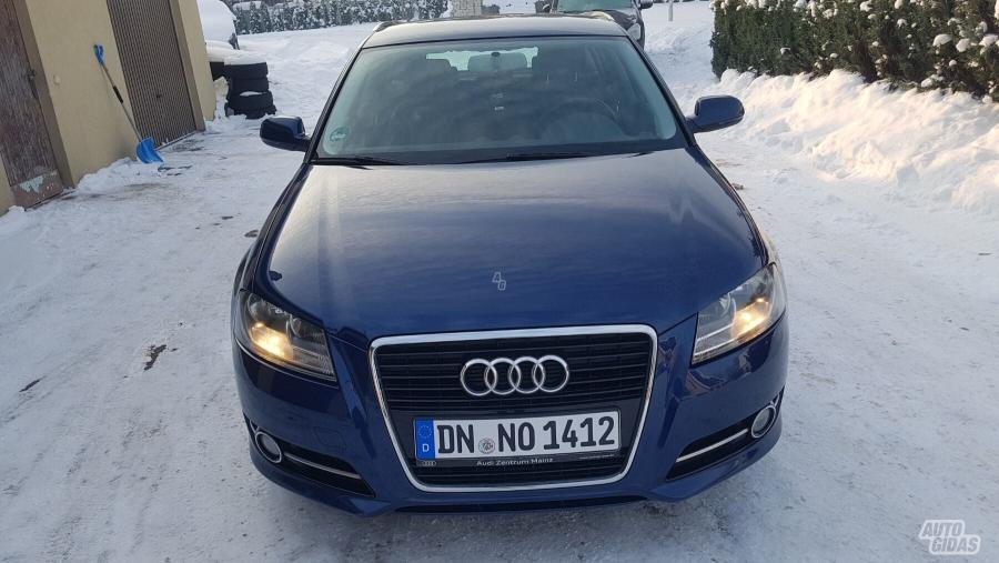 Blue Audi A3 2013 in Utena, with an engine capacity of 1.60 L and mileage of 235 thousand km for 5600 €, photo 5 on AUTOMOTO.COM.LV