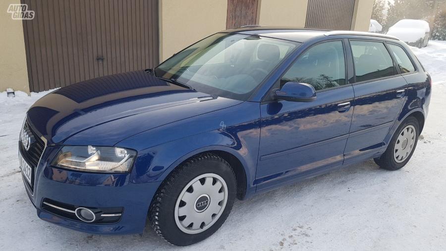 Blue Audi A3 2013 in Utena, with an engine capacity of 1.60 L and mileage of 235 thousand km for 5600 €, photo 12 on AUTOMOTO.COM.LV