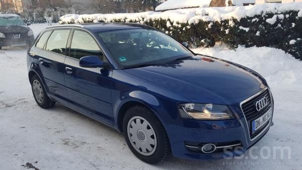 Blue Audi A3 2013 in Ludza, with an engine capacity of 1.60 L and mileage of 236 thousand km for 5990 €, photo 1 on AUTOMOTO.COM.LV