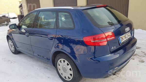 Blue Audi A3 2013 in Ludza, with an engine capacity of 1.60 L and mileage of 236 thousand km for 5990 €, photo 2 on AUTOMOTO.COM.LV