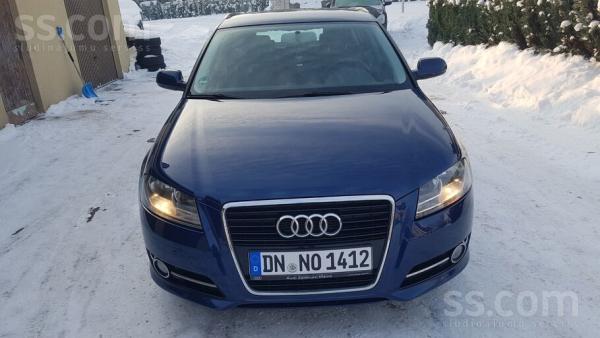 Blue Audi A3 2013 in Ludza, with an engine capacity of 1.60 L and mileage of 236 thousand km for 5990 €, photo 4 on AUTOMOTO.COM.LV
