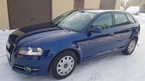 Blue Audi A3 2013 in Utena, with an engine capacity of 1.60 L and mileage of 235 thousand km for 5200 €, photo 5 on AUTOMOTO.COM.LV