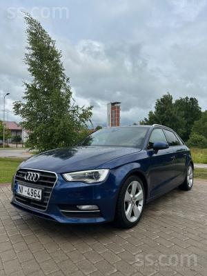 Blue Audi A3 2013 in Riga, with an engine capacity of 2.00 L and mileage of 229 thousand km for 7000 €, photo 3 on AUTOMOTO.COM.LV