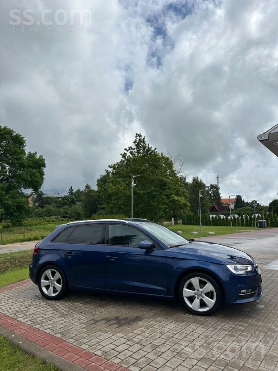 Blue Audi A3 2013 in Riga, with an engine capacity of 2.00 L and mileage of 229 thousand km for 7000 €, photo 5 on AUTOMOTO.COM.LV