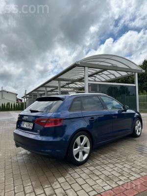 Blue Audi A3 2013 in Riga, with an engine capacity of 2.00 L and mileage of 229 thousand km for 7000 €, photo 7 on AUTOMOTO.COM.LV
