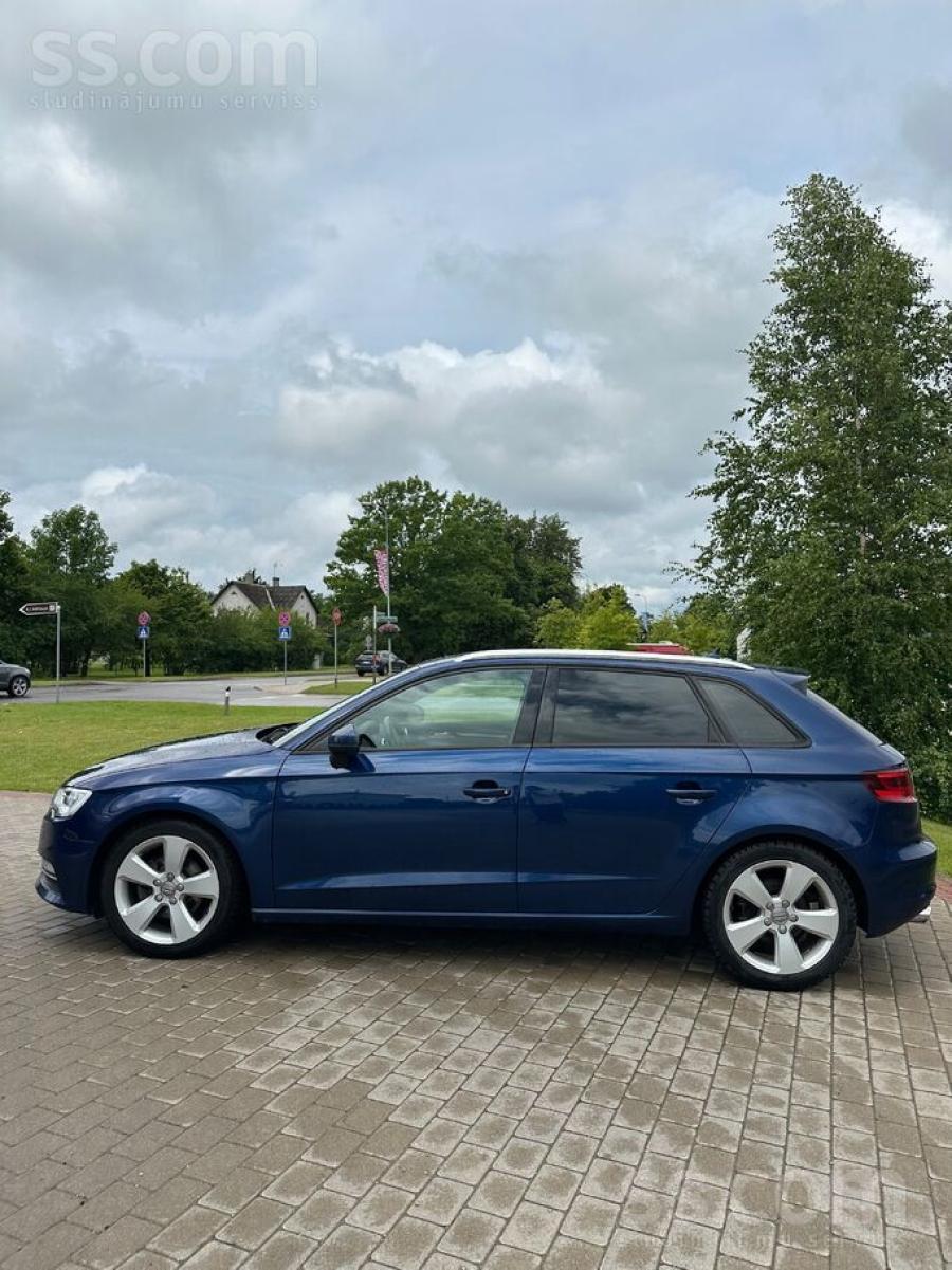 Blue Audi A3 2013 in Riga, with an engine capacity of 2.00 L and mileage of 229 thousand km for 7000 €, photo 8 on AUTOMOTO.COM.LV