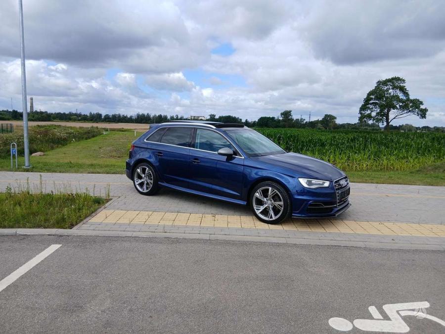 Blue Audi A3 2013 in Marijampole, with an engine capacity of 1.40 L and mileage of 82 thousand km for 12650 €, photo 8 on AUTOMOTO.COM.LV