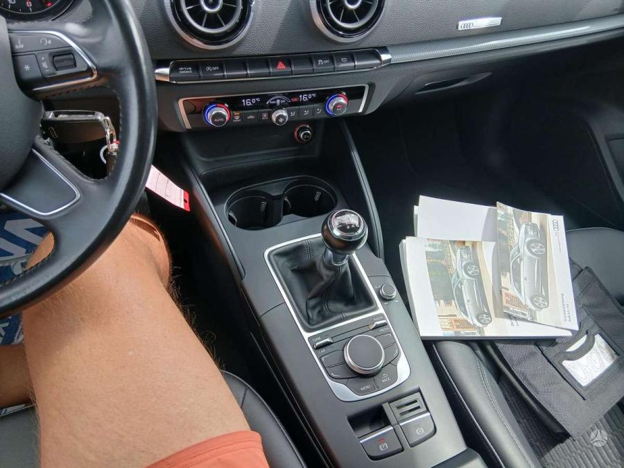 Blue Audi A3 2013 in Marijampole, with an engine capacity of 1.40 L and mileage of 82 thousand km for 12650 €, photo 30 on AUTOMOTO.COM.LV