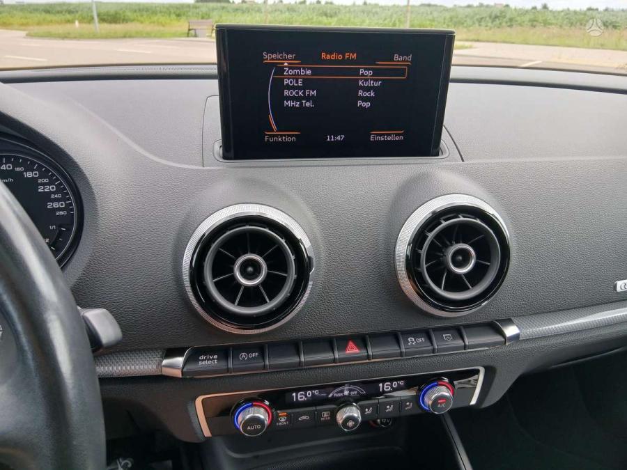 Blue Audi A3 2013 in Marijampole, with an engine capacity of 1.40 L and mileage of 82 thousand km for 12650 €, photo 38 on AUTOMOTO.COM.LV