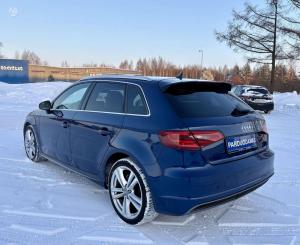 Blue Audi A3 2014 in Panevezys, with an engine capacity of 1.40 L and mileage of 249 thousand km for 8800 €, photo 7 on AUTOMOTO.COM.LV