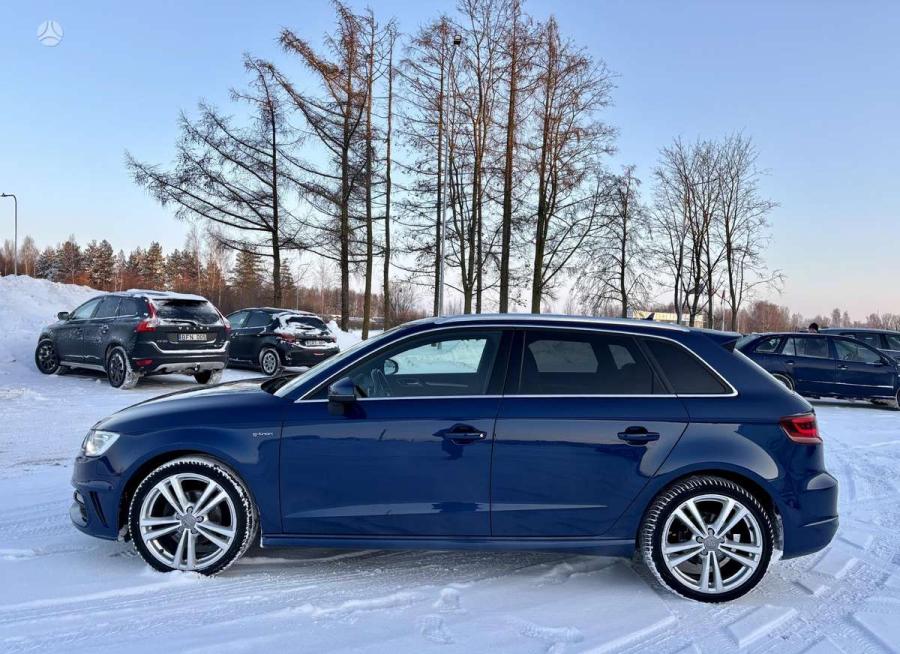 Blue Audi A3 2014 in Panevezys, with an engine capacity of 1.40 L and mileage of 249 thousand km for 8800 €, photo 8 on AUTOMOTO.COM.LV