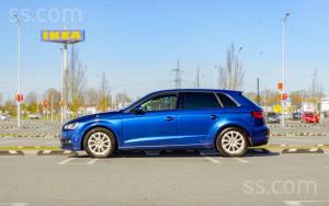 Blue Audi A3 2014 in Riga, with an engine capacity of 1.40 L and mileage of 131 thousand km for 7690 €, photo 5 on AUTOMOTO.COM.LV