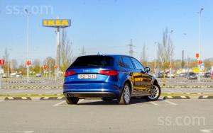 Blue Audi A3 2014 in Riga, with an engine capacity of 1.40 L and mileage of 131 thousand km for 7690 €, photo 6 on AUTOMOTO.COM.LV