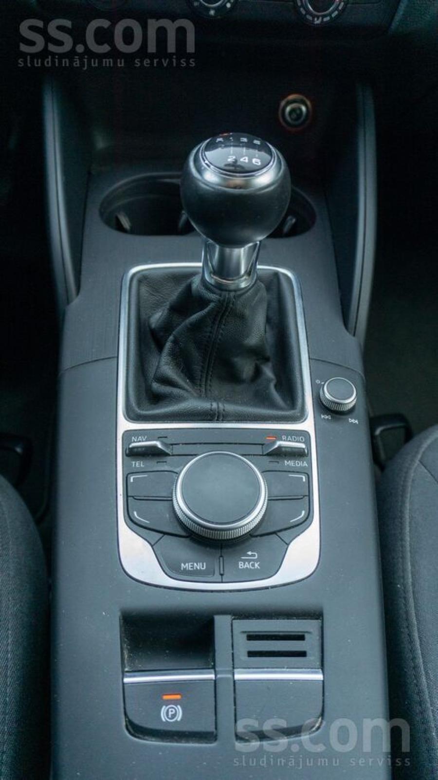 Blue Audi A3 2014 in Riga, with an engine capacity of 1.40 L and mileage of 131 thousand km for 7690 €, photo 16 on AUTOMOTO.COM.LV