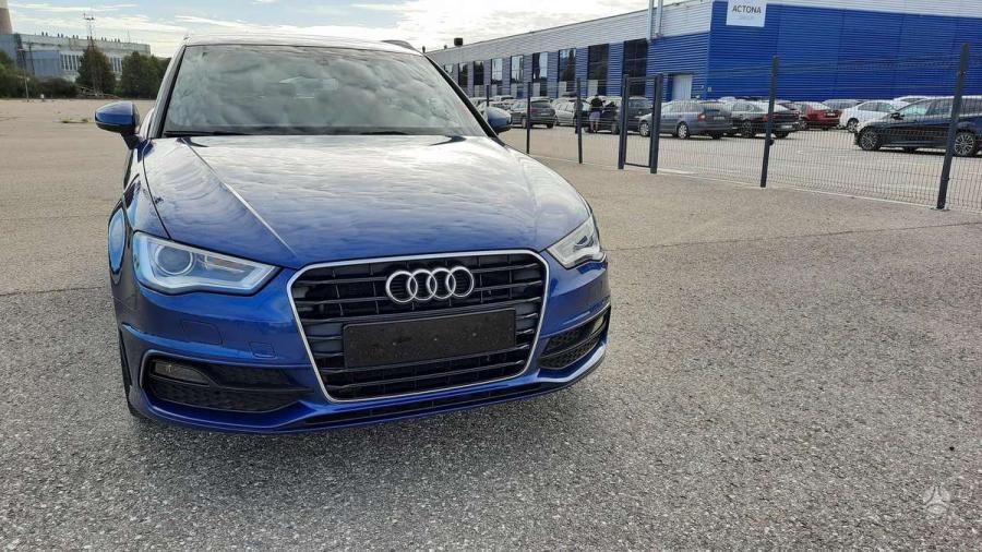 Blue Audi A3 2014 in Kaunas, with an engine capacity of 1.40 L and mileage of 272 thousand km for 7990 €, photo 3 on AUTOMOTO.COM.LV