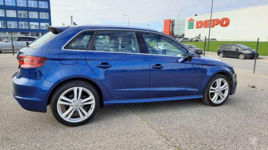 Blue Audi A3 2014 in Kaunas, with an engine capacity of 1.40 L and mileage of 272 thousand km for 7990 €, photo 11 on AUTOMOTO.COM.LV