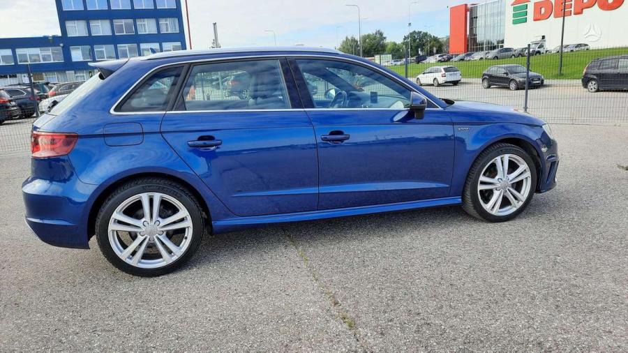 Blue Audi A3 2014 in Kaunas, with an engine capacity of 1.40 L and mileage of 272 thousand km for 7990 €, photo 12 on AUTOMOTO.COM.LV