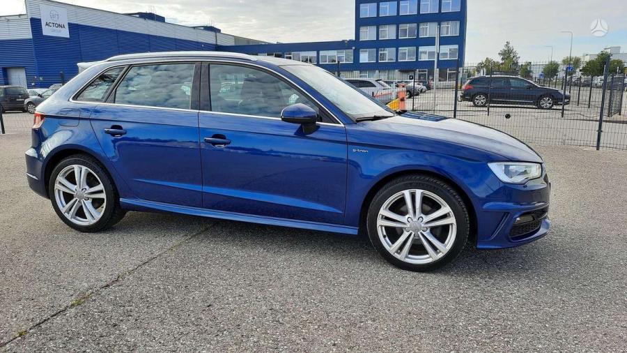 Blue Audi A3 2014 in Kaunas, with an engine capacity of 1.40 L and mileage of 272 thousand km for 7990 €, photo 13 on AUTOMOTO.COM.LV