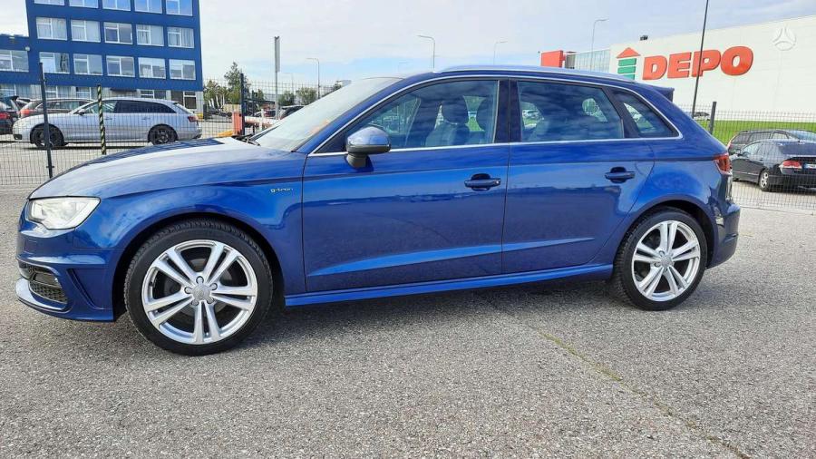Blue Audi A3 2014 in Kaunas, with an engine capacity of 1.40 L and mileage of 272 thousand km for 7990 €, photo 22 on AUTOMOTO.COM.LV