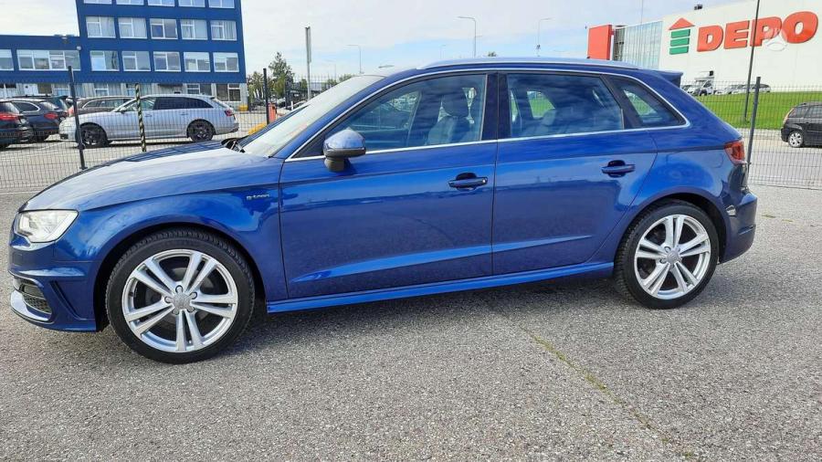 Blue Audi A3 2014 in Kaunas, with an engine capacity of 1.40 L and mileage of 272 thousand km for 7990 €, photo 24 on AUTOMOTO.COM.LV
