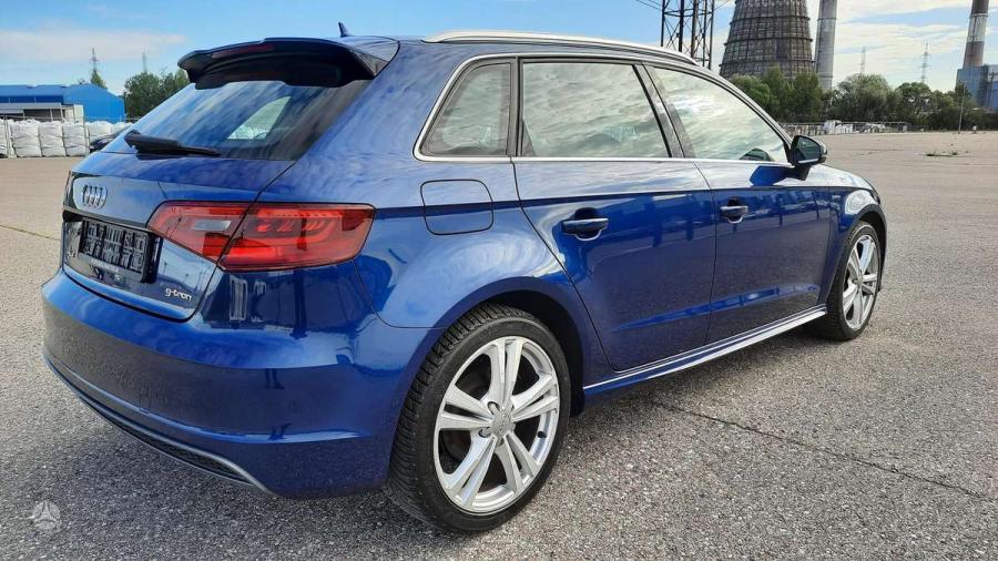 Blue Audi A3 2014 in Kaunas, with an engine capacity of 1.40 L and mileage of 272 thousand km for 7990 €, photo 32 on AUTOMOTO.COM.LV