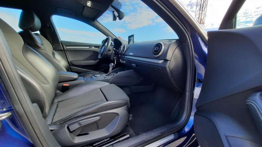 Blue Audi A3 2014 in Kaunas, with an engine capacity of 1.40 L and mileage of 272 thousand km for 7990 €, photo 48 on AUTOMOTO.COM.LV