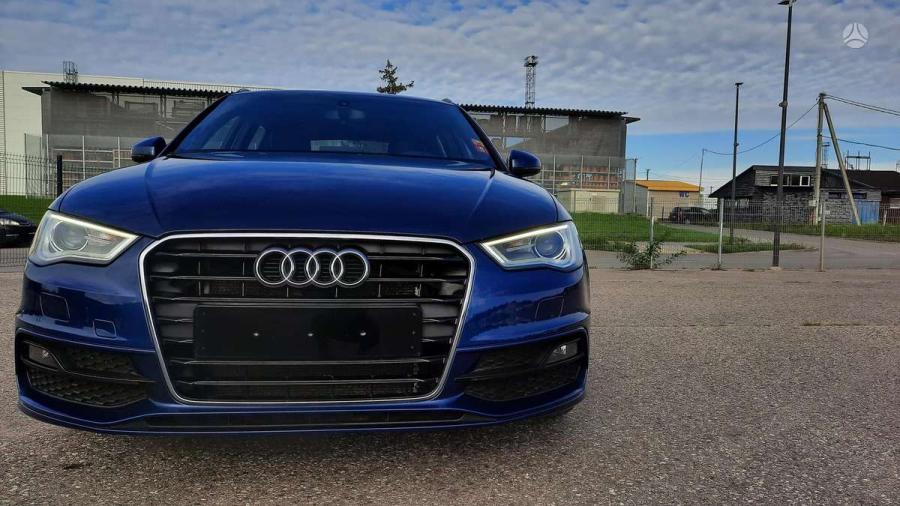 Blue Audi A3 2014 in Kaunas, with an engine capacity of 1.40 L and mileage of 272 thousand km for 7990 €, photo 55 on AUTOMOTO.COM.LV