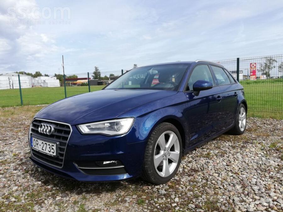 Zils Audi A3 2015 Saldus, ar dzinēja tilpumu 2.00 L un nobraukumu 245 tūkst. km par 8300 €, foto 1 vietnē AUTOMOTO.COM.LV