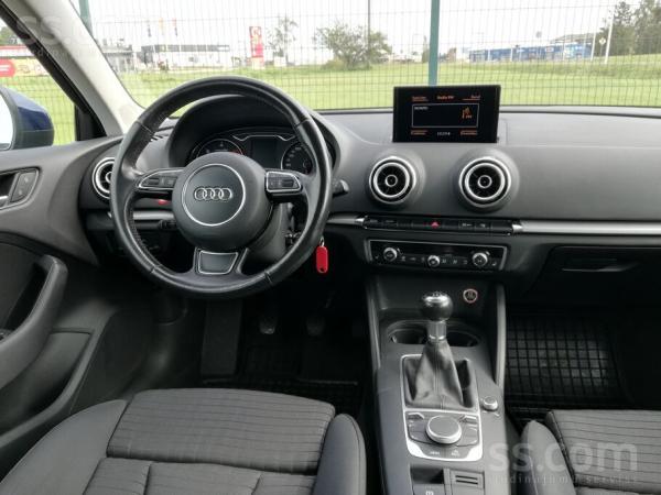 Blue Audi A3 2015 in Saldus, with an engine capacity of 2.00 L and mileage of 245 thousand km for 8300 €, photo 8 on AUTOMOTO.COM.LV