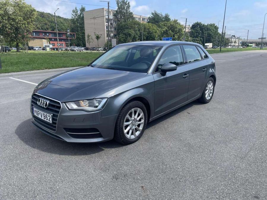 Zils Audi A3 2016 Kauņa, ar dzinēja tilpumu 1.60 L un nobraukumu 270 tūkst. km par 8350 €, foto 1 vietnē AUTOMOTO.COM.LV