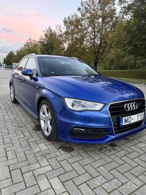Zils Audi A3 2016 Valmiera, ar dzinēja tilpumu 1.40 L un nobraukumu 105 tūkst. km par 12200 €, foto  vietnē AUTOMOTO.COM.LV