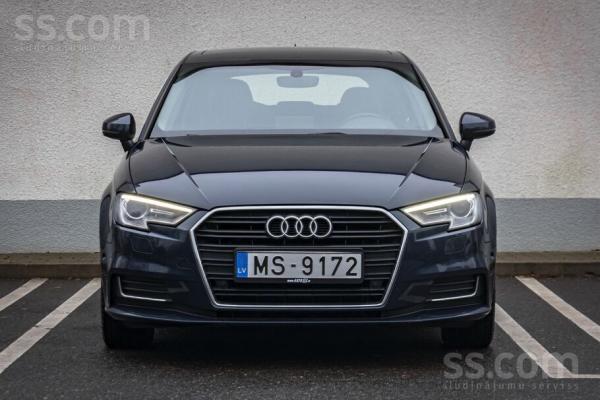 Blue Audi A3 2017 in Riga, with an engine capacity of 1.60 L and mileage of 0 thousand km for 8500 €, photo 2 on AUTOMOTO.COM.LV