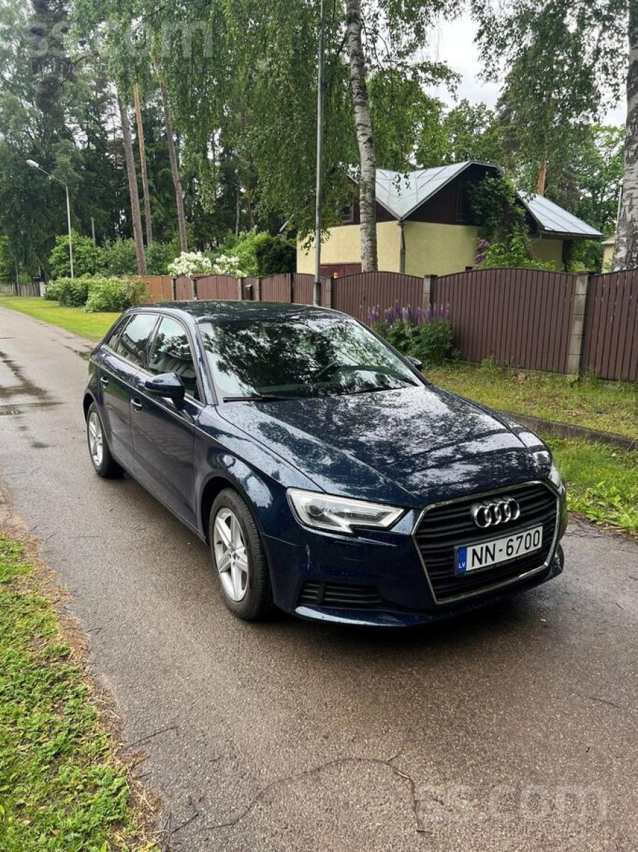 Zils Audi A3 2017 Rīga, ar dzinēja tilpumu 1.60 L un nobraukumu 133 tūkst. km par 11800 €, foto 1 vietnē AUTOMOTO.COM.LV