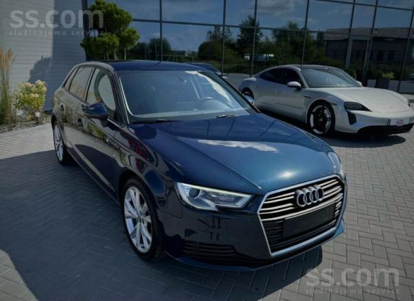 Zils Audi A3 2018 Telšiai, ar dzinēja tilpumu 1.60 L un nobraukumu 223 tūkst. km par 10999 €, foto 1 vietnē AUTOMOTO.COM.LV