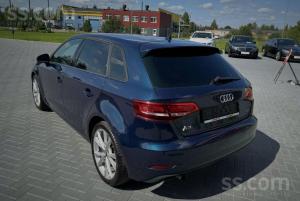 Blue Audi A3 2018 in Telschi, with an engine capacity of 1.60 L and mileage of 223 thousand km for 10999 €, photo 6 on AUTOMOTO.COM.LV