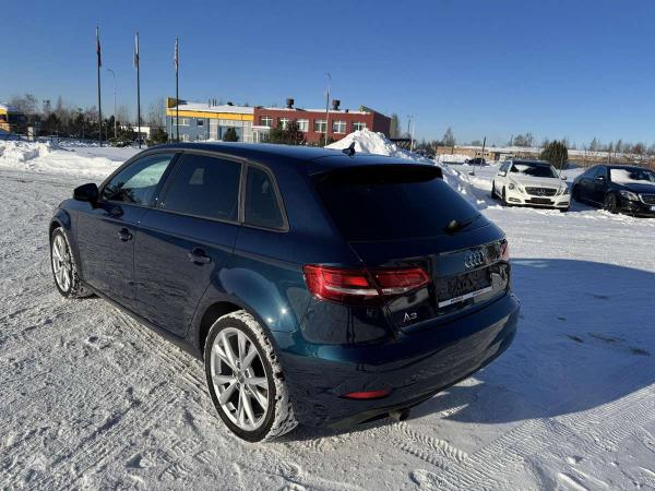 Blue Audi A3 2018 in Telschi, with an engine capacity of 1.60 L and mileage of 223 thousand km for 10500 €, photo 4 on AUTOMOTO.COM.LV
