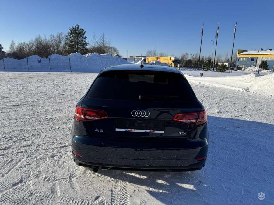 Zils Audi A3 2018 Telšiai, ar dzinēja tilpumu 1.60 L un nobraukumu 223 tūkst. km par 10500 €, foto 5 vietnē AUTOMOTO.COM.LV