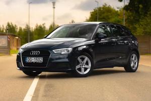 Blue Audi A3 2018 in Jelgava, with an engine capacity of 1.40 L and mileage of 179 thousand km for 10500 €, photo  on AUTOMOTO.COM.LV