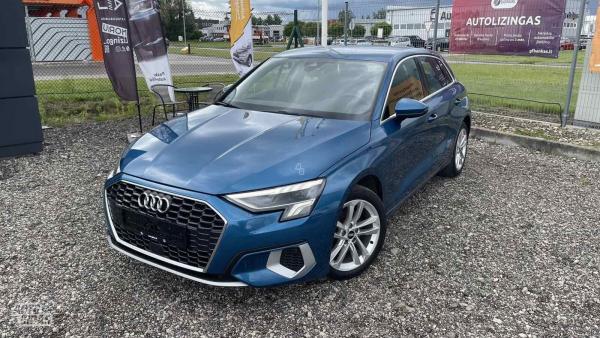 Blue Audi A3 2020 in Marijampole, with an engine capacity of 2.00 L and mileage of 270 thousand km for 15500 €, photo 1 on AUTOMOTO.COM.LV