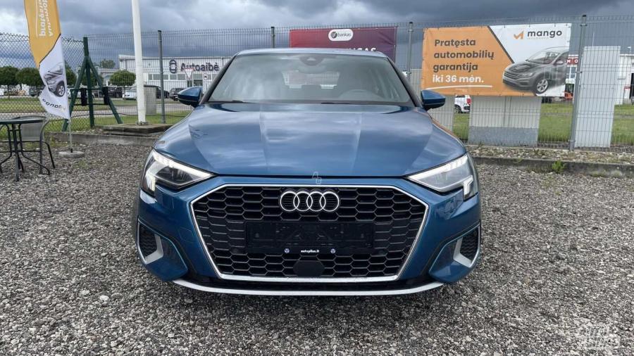 Blue Audi A3 2020 in Marijampole, with an engine capacity of 2.00 L and mileage of 270 thousand km for 15500 €, photo 13 on AUTOMOTO.COM.LV