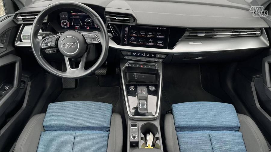Blue Audi A3 2020 in Marijampole, with an engine capacity of 2.00 L and mileage of 270 thousand km for 15500 €, photo 20 on AUTOMOTO.COM.LV