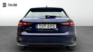 Blue Audi A3 2023 in Kaunas, with an engine capacity of 0.00 L and mileage of 20 thousand km for 24617 €, photo 5 on AUTOMOTO.COM.LV