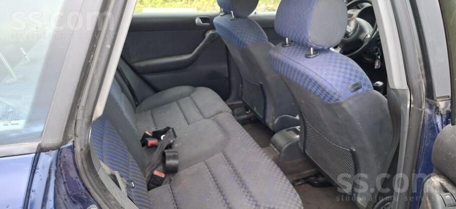 Blue Audi A3 1999 in Daugavpils, with an engine capacity of 1.90 L and mileage of 334 thousand km for 1350 €, photo 19 on AUTOMOTO.COM.LV