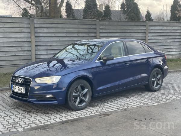Blue Audi A3 2014 in Jelgava, with an engine capacity of 1.60 L and mileage of 280 thousand km for 11800 €, photo 2 on AUTOMOTO.COM.LV