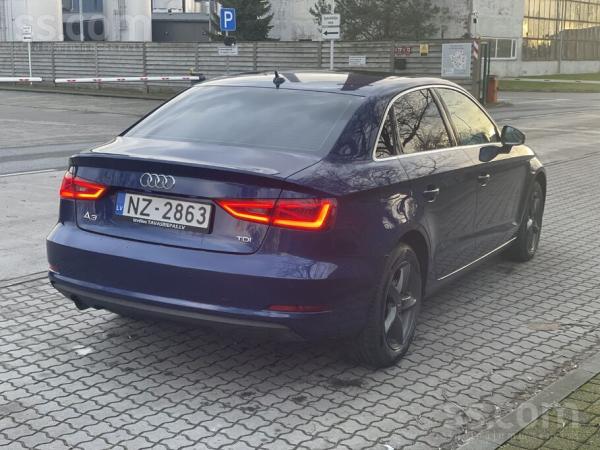 Blue Audi A3 2014 in Jelgava, with an engine capacity of 1.60 L and mileage of 280 thousand km for 11800 €, photo 4 on AUTOMOTO.COM.LV