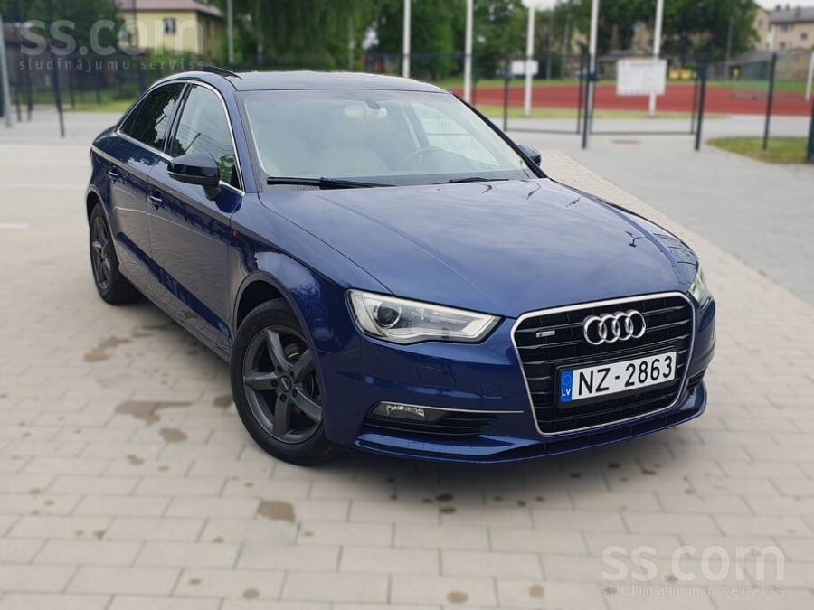 Blue Audi A3 2014 in Jelgava, with an engine capacity of 1.60 L and mileage of 279 thousand km for 8350 €, photo 4 on AUTOMOTO.COM.LV