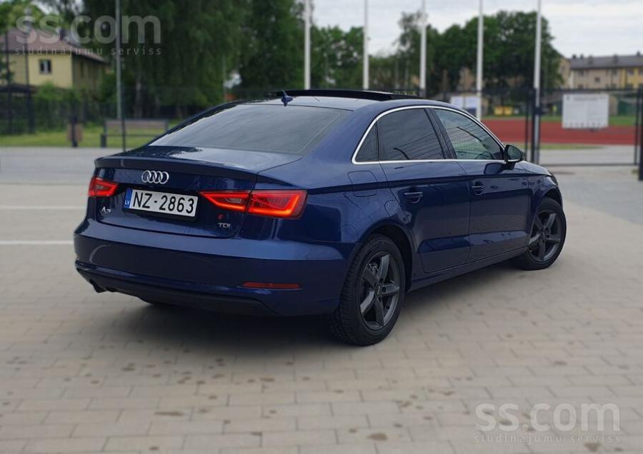Blue Audi A3 2014 in Jelgava, with an engine capacity of 1.60 L and mileage of 279 thousand km for 8350 €, photo 5 on AUTOMOTO.COM.LV