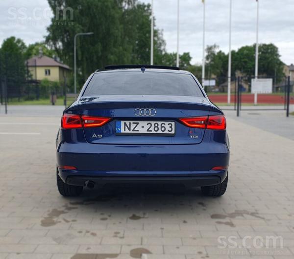 Blue Audi A3 2014 in Jelgava, with an engine capacity of 1.60 L and mileage of 279 thousand km for 8350 €, photo 5 on AUTOMOTO.COM.LV