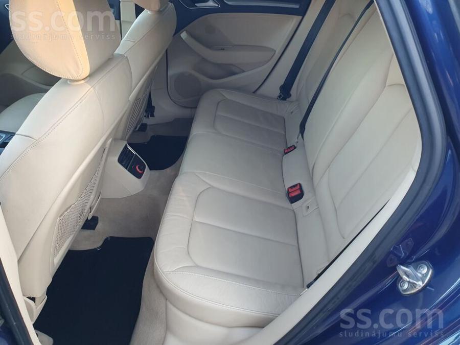 Blue Audi A3 2014 in Jelgava, with an engine capacity of 1.60 L and mileage of 279 thousand km for 8350 €, photo 12 on AUTOMOTO.COM.LV